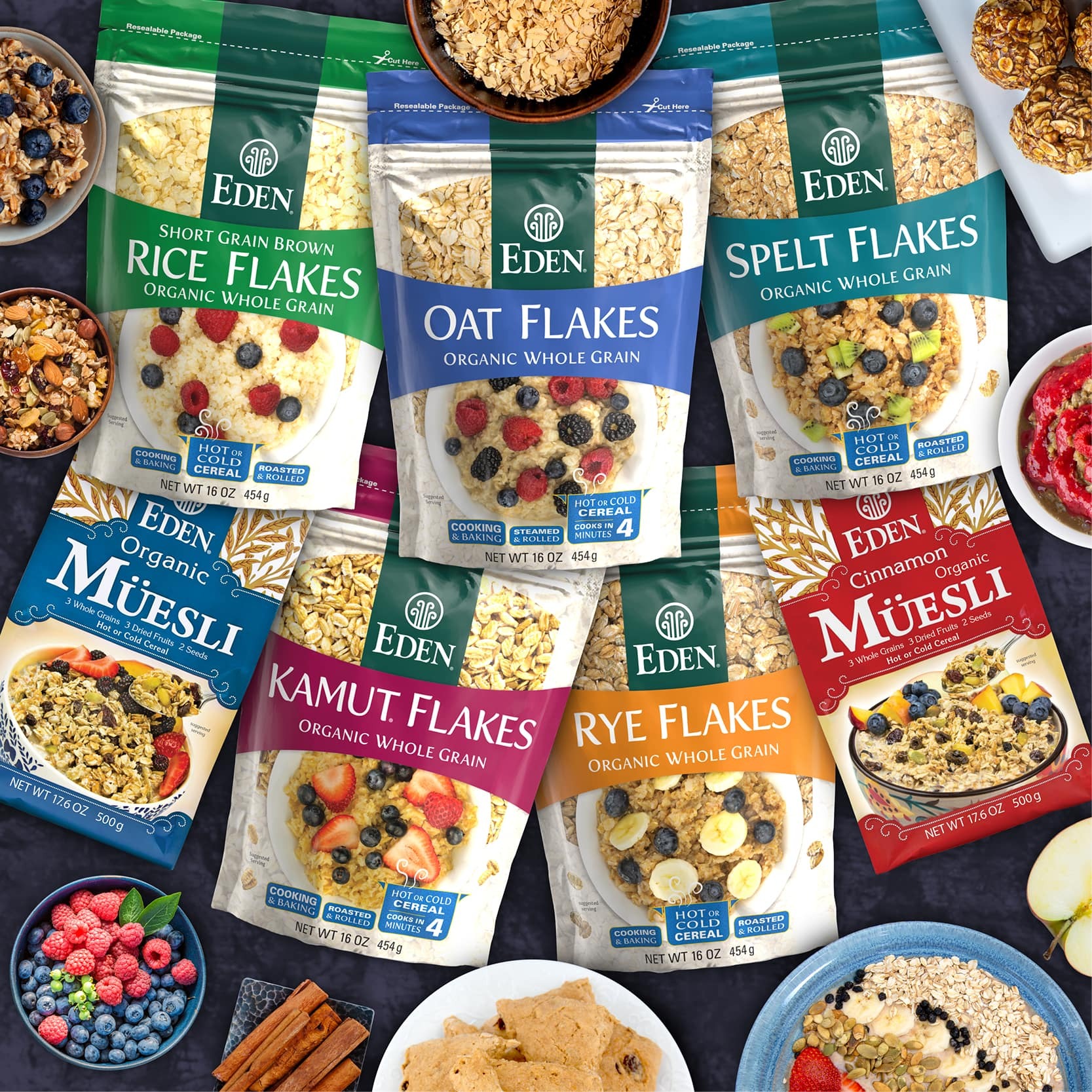 Whole Grain - Rolled Flakes - Eden Foods