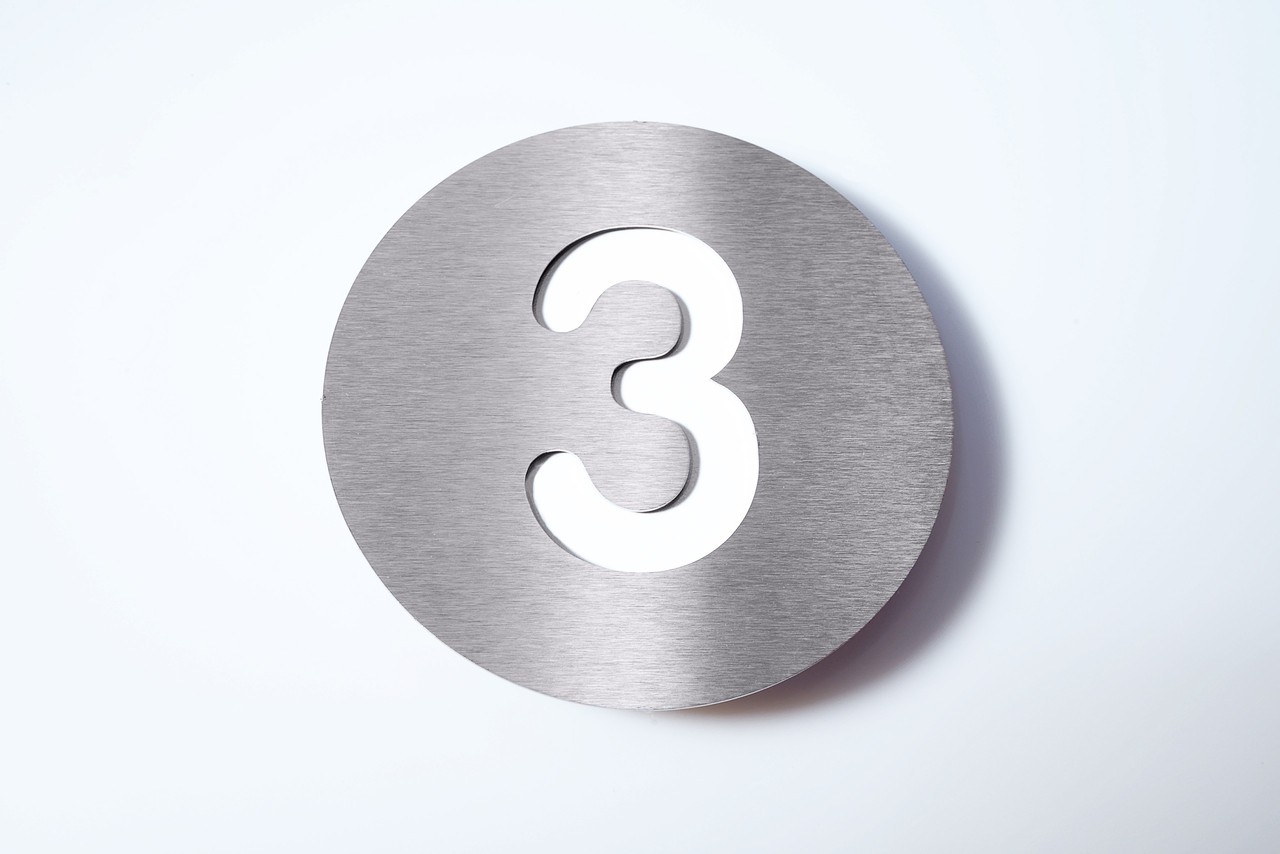 Modern House Numbers | RadiusDesignUSA