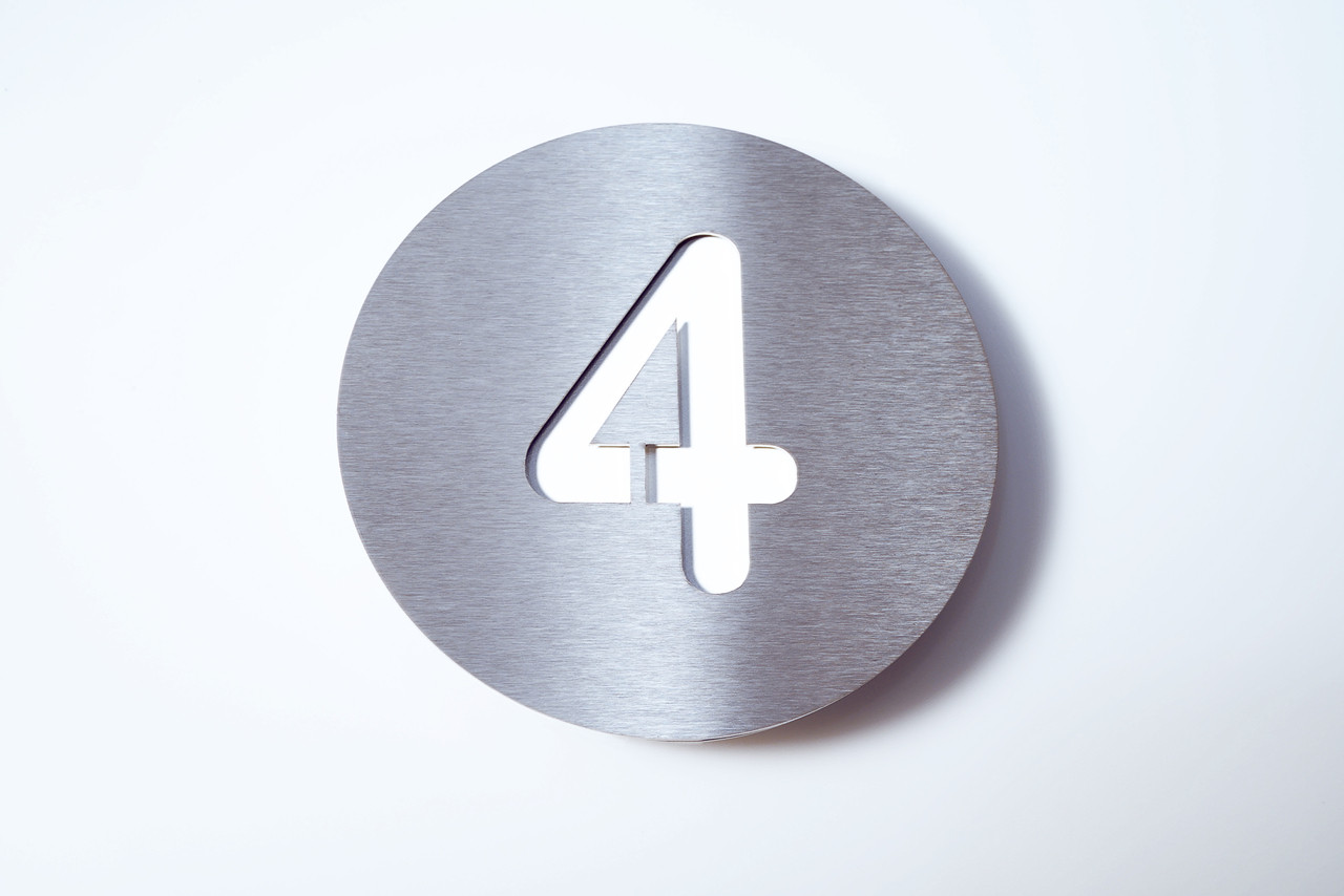 Modern House Numbers | RadiusDesignUSA