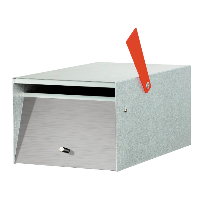 Rural Stainless Steel Modern Mailbox | BoxDesignUSA