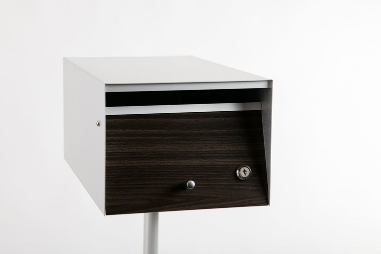 Urban Front Opening Stainless Steel Modern Mailbox | BoxDesignUSA