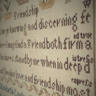 Elizabeth Cockerill 1831 - Reproduction Sampler Pattern PDF