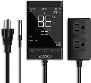 AC Infinity Controller 79 PRO, Independent Programs for Two Devices, Dynamic VPD, Temperature ...