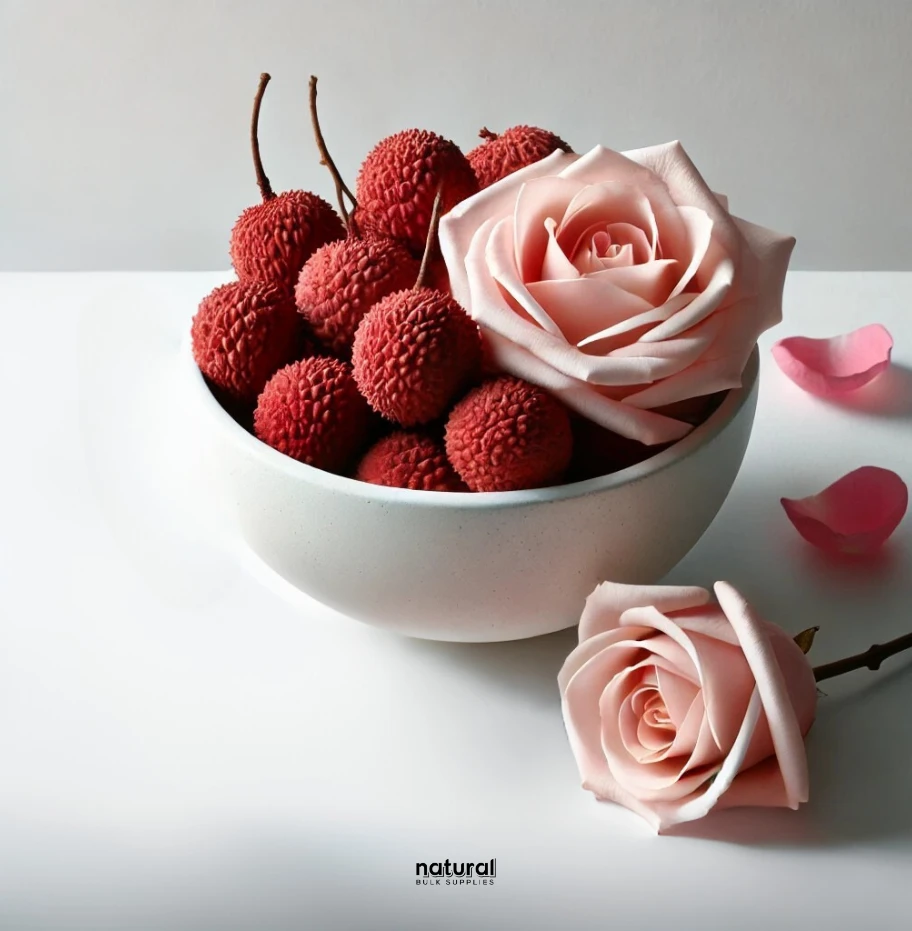 Blushed Lychee Bloom Fragrance Oil | Lychee Rose Scent for Soaps & Candles