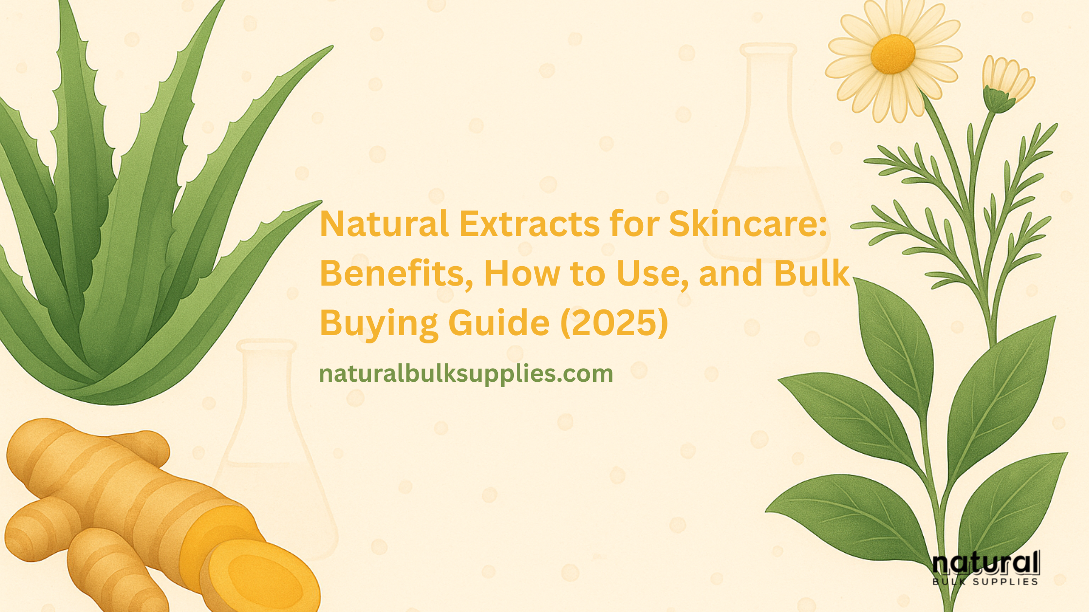 Natural Extracts for Skincare: Benefits, How to Use, and Bulk Buying ...