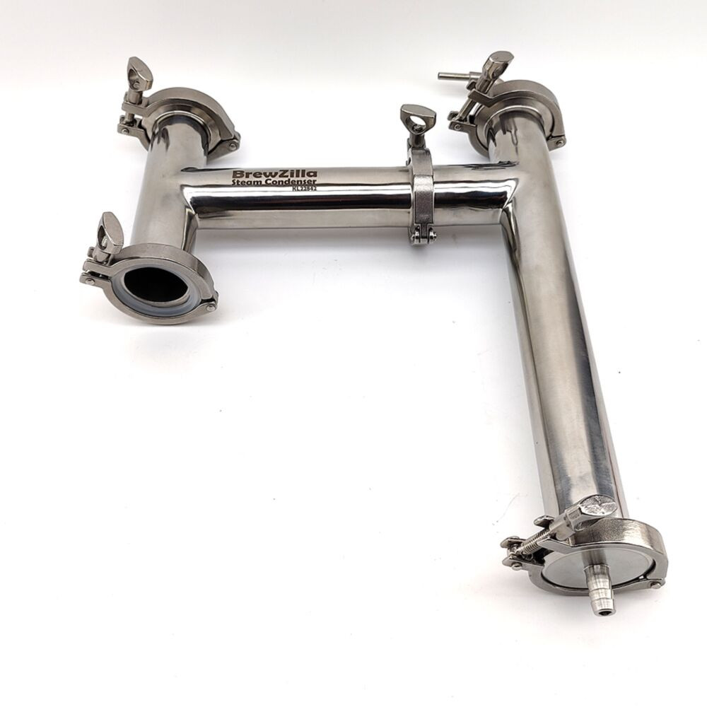 BrewZilla 2 Inch Tri-Clamp Steam Condenser Set