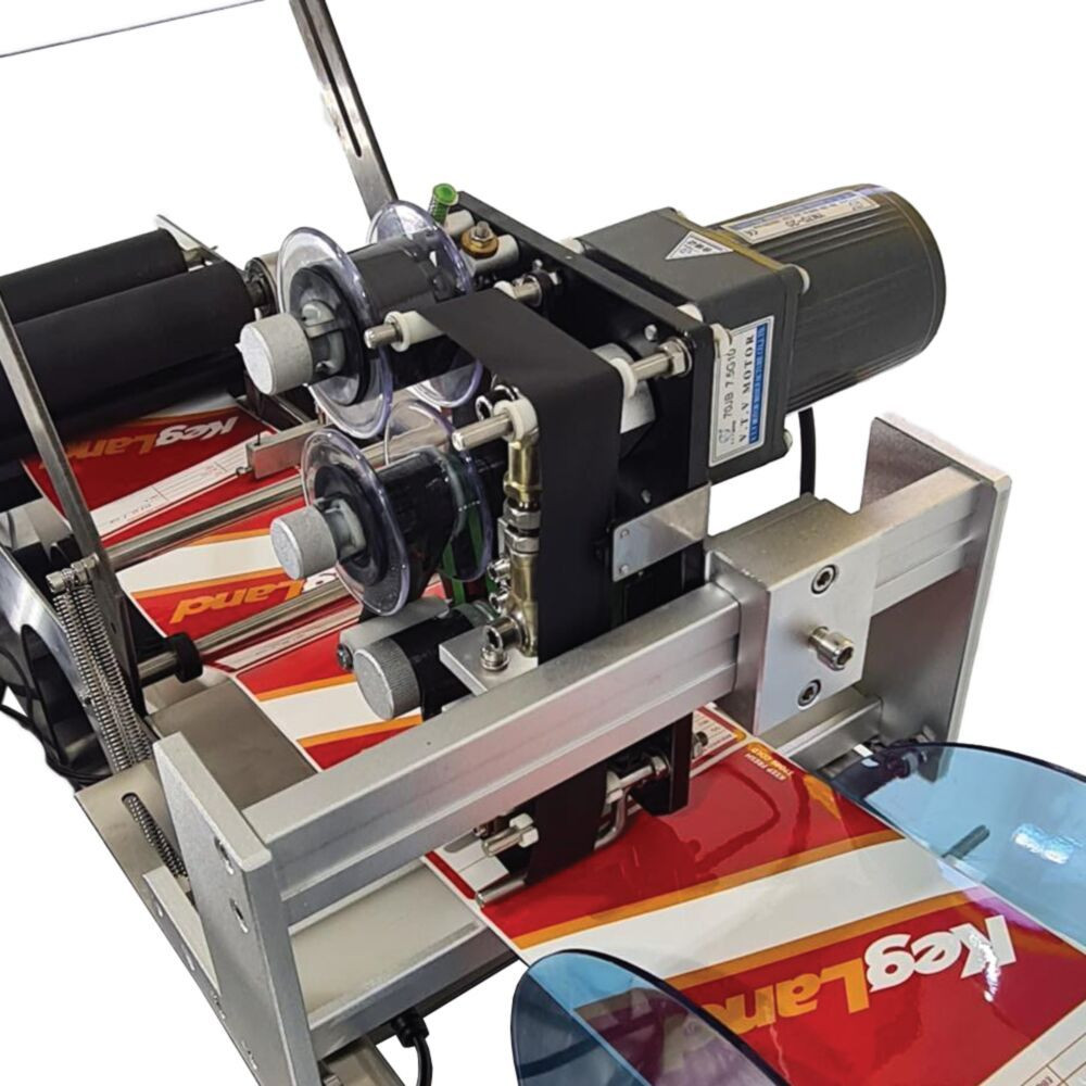 Label Applicator Machine with Date Coder - Semi-Automated - For Self Adhesive Labels