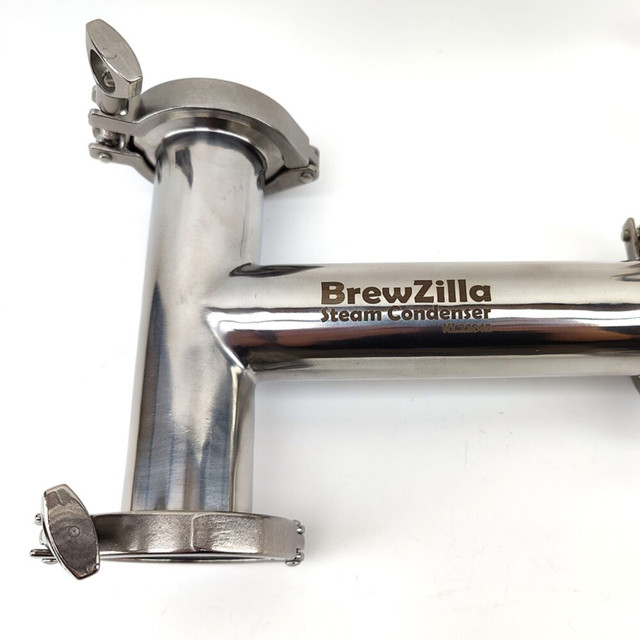 BrewZilla 2 Inch Tri-Clamp Steam Condenser Set