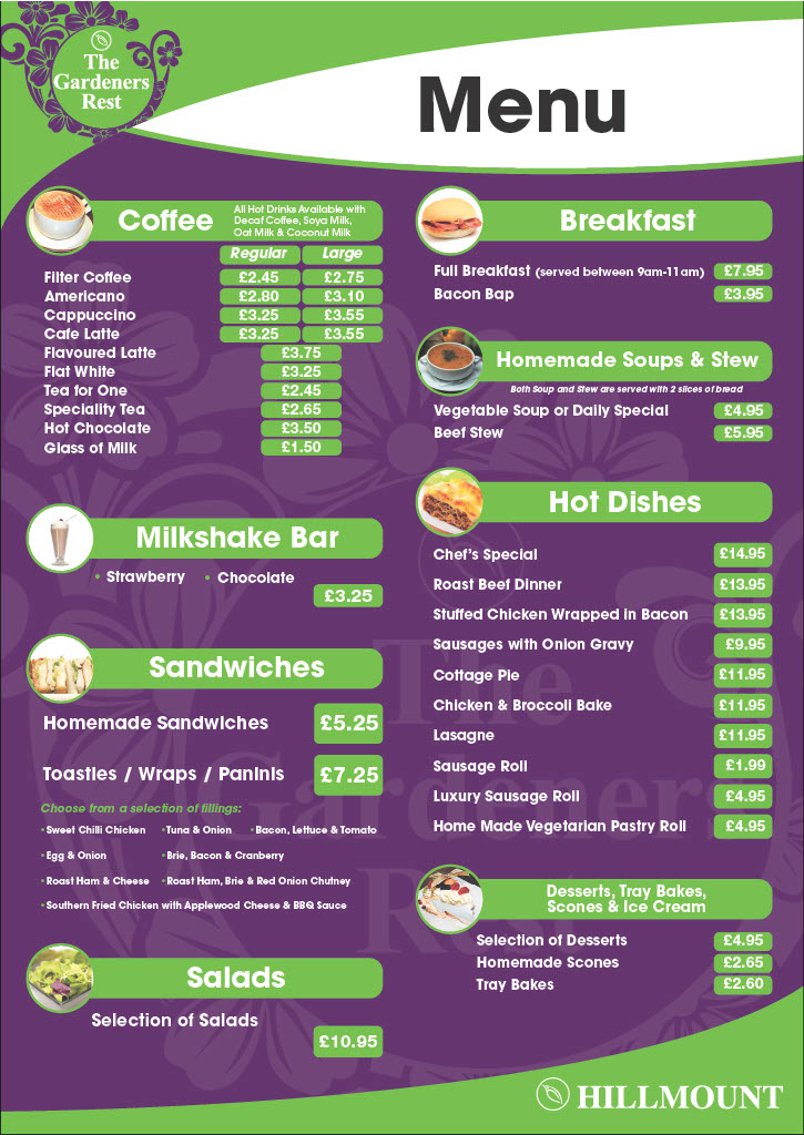 Award Winning Gardeners Cafe at Hillmount