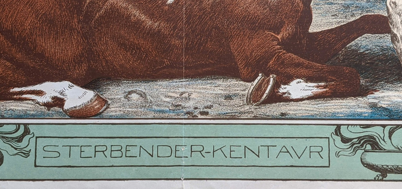 Sterbender Kentaur - The Dying Centaur, 1898