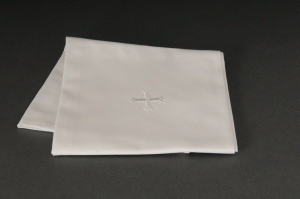 Corporal 20" x 20" White Cross Altar linen - Clive Adie Church Supplies