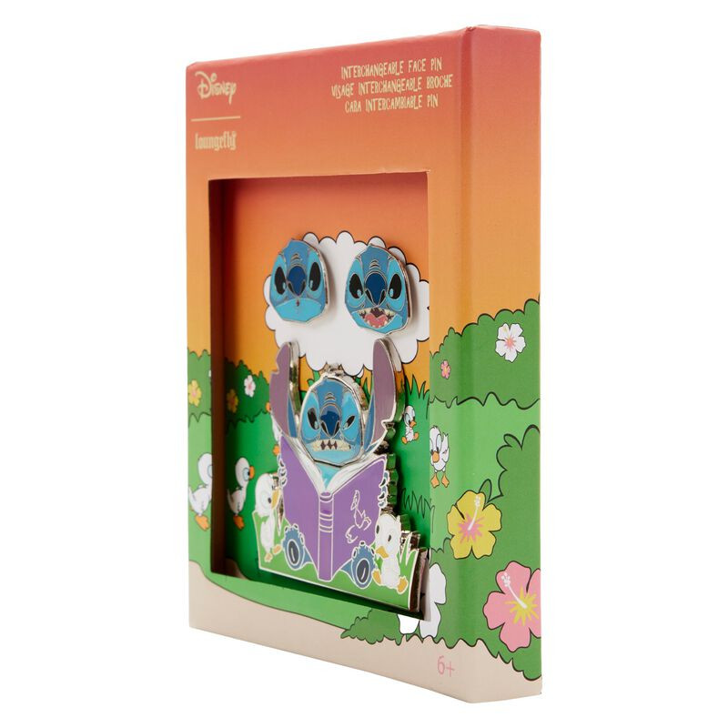 Loungefly Lilo And Stitch Mixed Emotions 4 Piece Pin Set