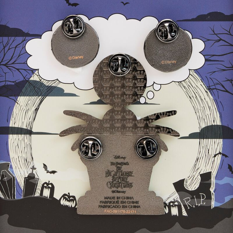 Loungefly NBC Jack Skellington Mixed Emotions Pin Set