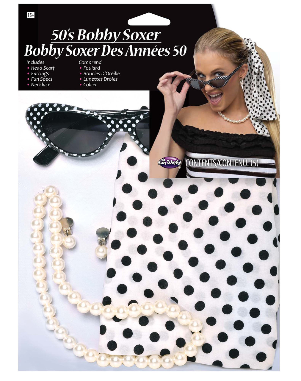 Instant '50s Bobby Soxer Kit