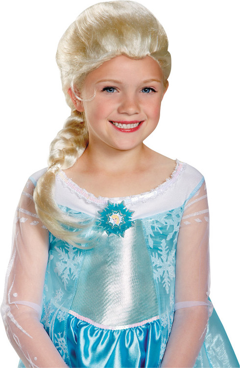 FROZEN ELSA WIG CHILD - FREAKY FINDZ - Collectibles Masks Makeup ...