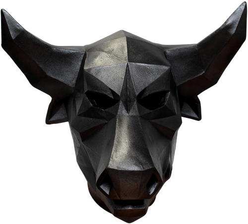Low Poly Bull Mask