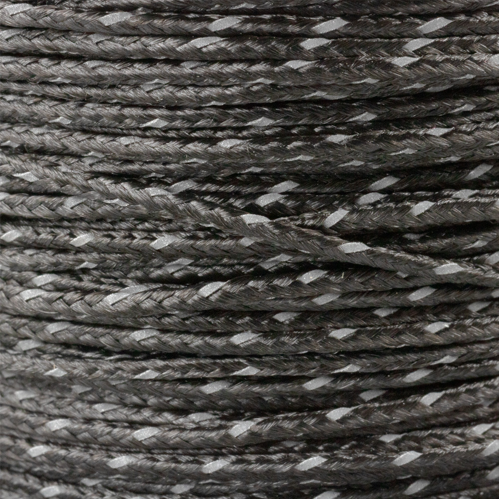 Reflective Black - Micro Cord