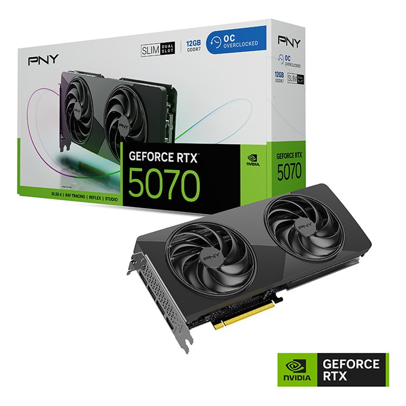 PNY VCG507012DFSXPB1 RTX 5070 12GB GDDR7 PCIe GPU