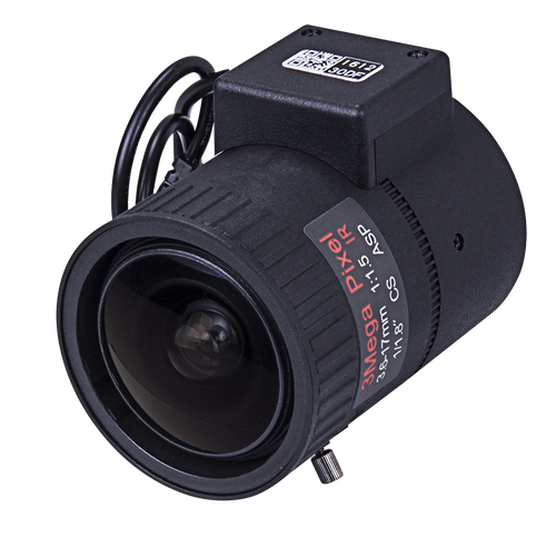 Vivotek AL-24B: Surveillance Lens 3.6-17mm F1.5 P-Iris 1/1.8 Inch Sensor