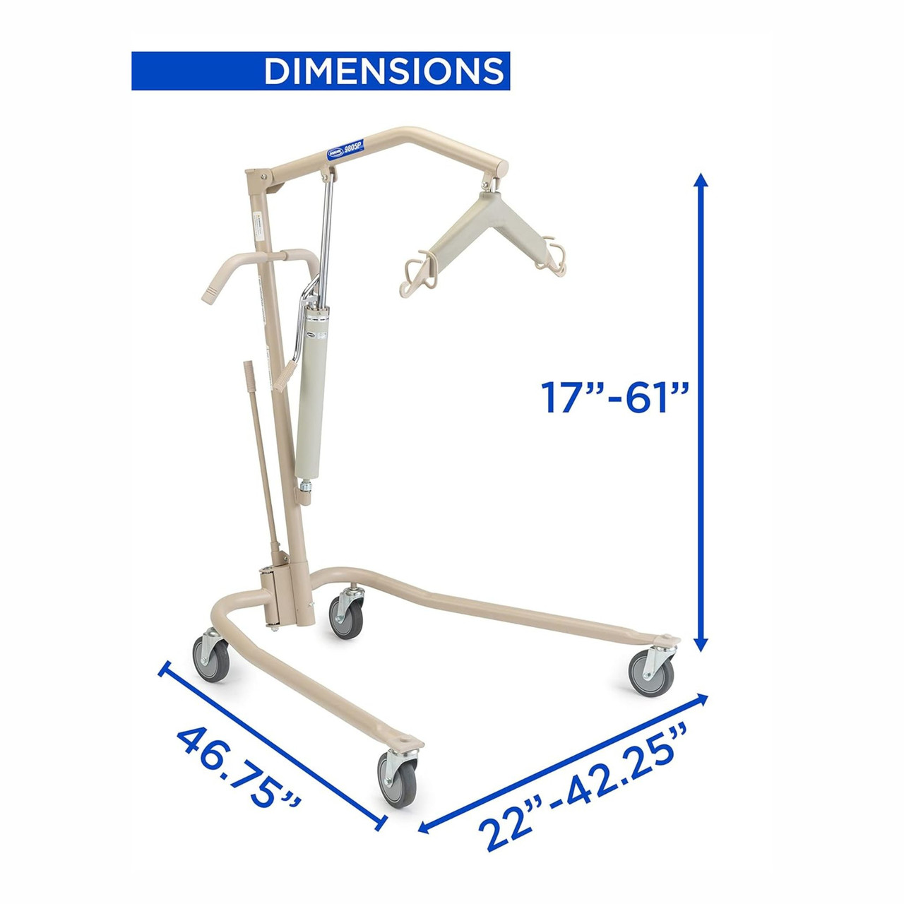 9805P Hydraulic Patient Lift | Hydraulic Lifts | Invacare