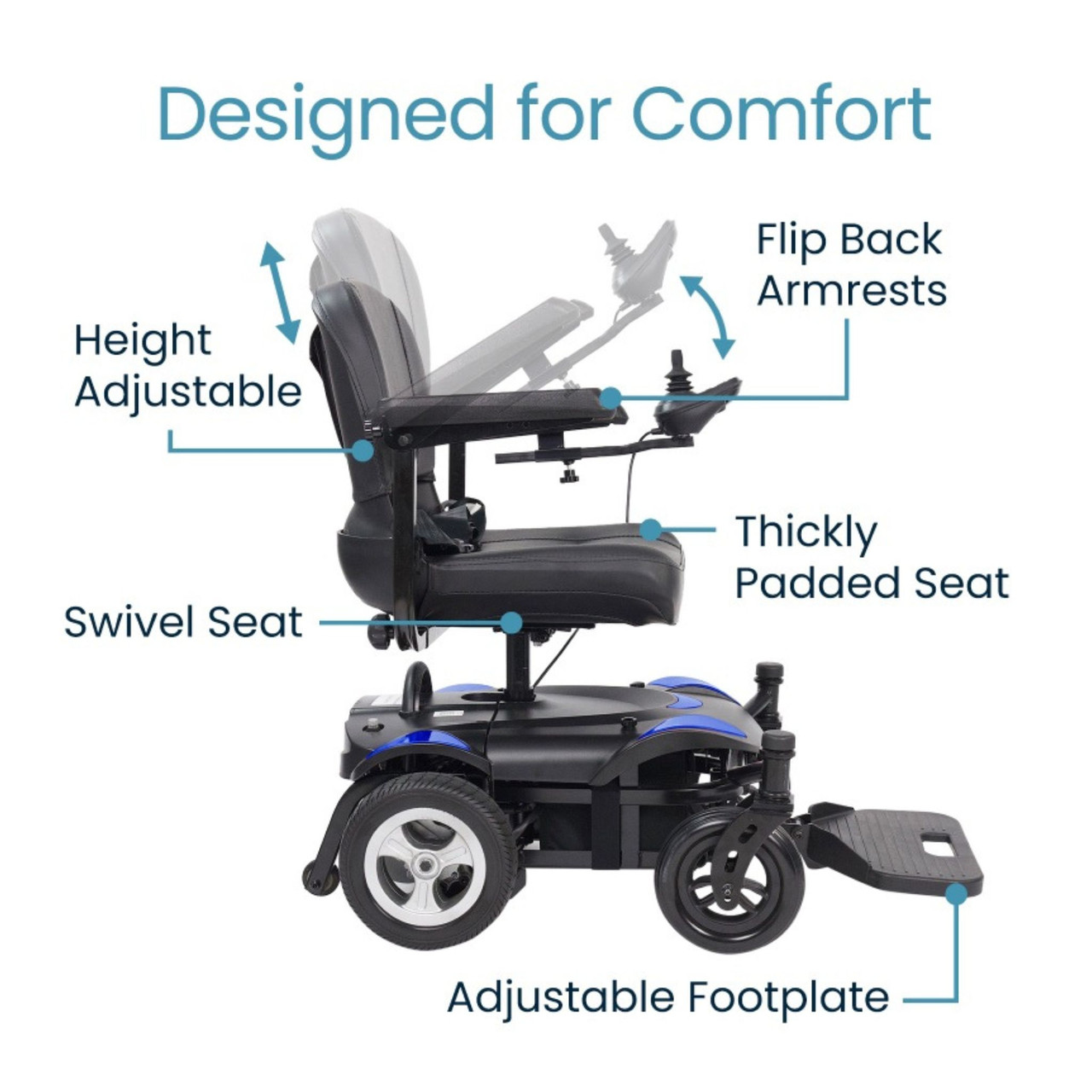 Vive Health Model C Electric Wheelchair