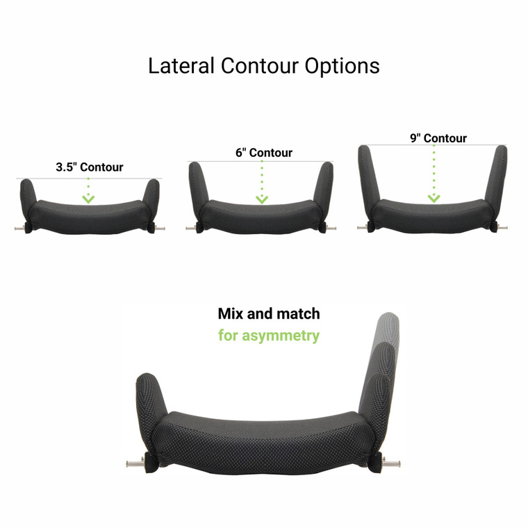 Matrx MAC Adjustable Contour Backrest | Invacare