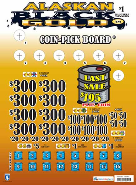 Pulltabs, Coinboards, Pickboards, Bingo Paper, Bingo Console | Alaska ...