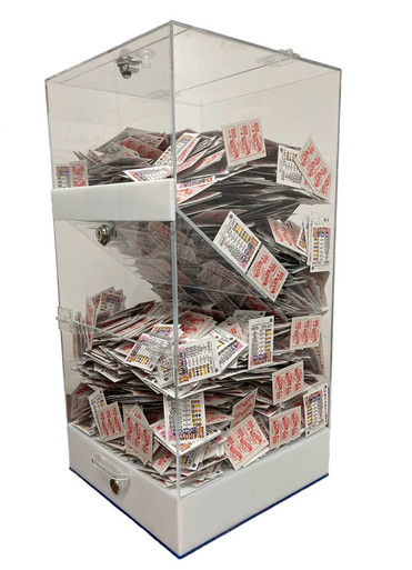 Custom Pulltab Dispenser - Alaska Pulltabs and Bingo Supplies