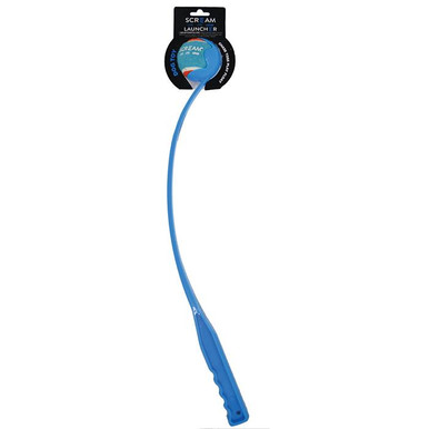 Scream Ball Launcher Loud Blue 65Cm - Mooey's Pty Ltd