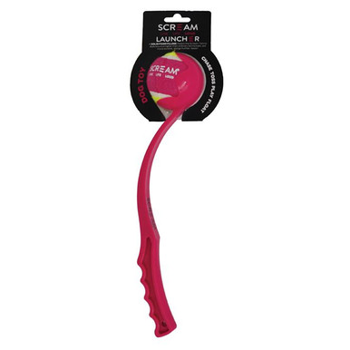 Scream Ball Launcher Loud Pink 38Cm - Mooey's Pty Ltd