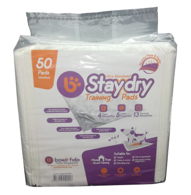 Staydry Training Pads 50pk - Mooey's Pty Ltd