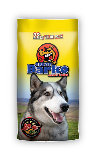 Laucke Mills Great Barko Dog Food 22kg - Mooey's Pty Ltd