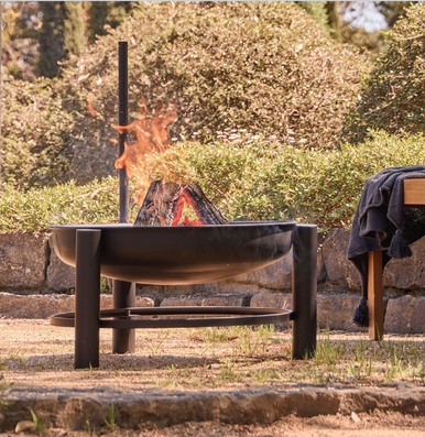 Carolina Fire Pit w/ BBQ Plancha Grill - Mooey's Pty Ltd