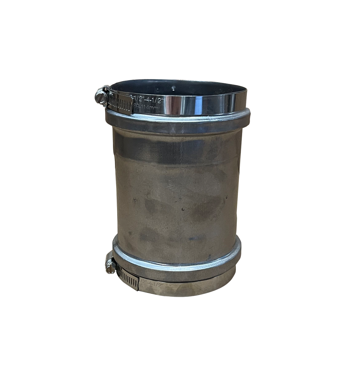 3" x 6" Stainless Steel Universal Adapter with Back Flow Prevention ...