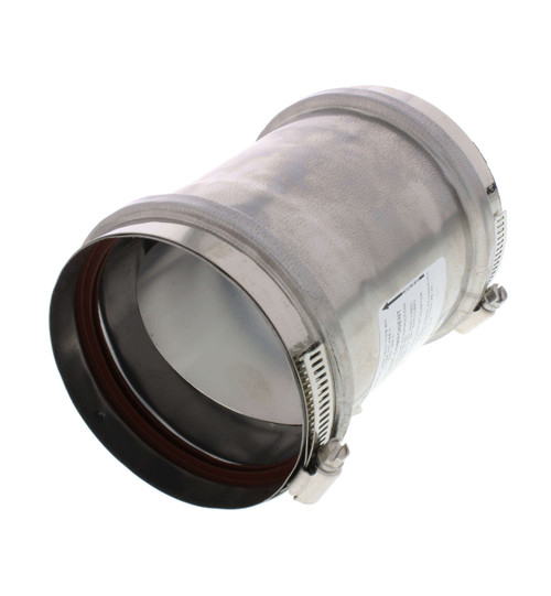 3" x 6" Stainless Steel Universal Adapter with Back Flow Prevention ...