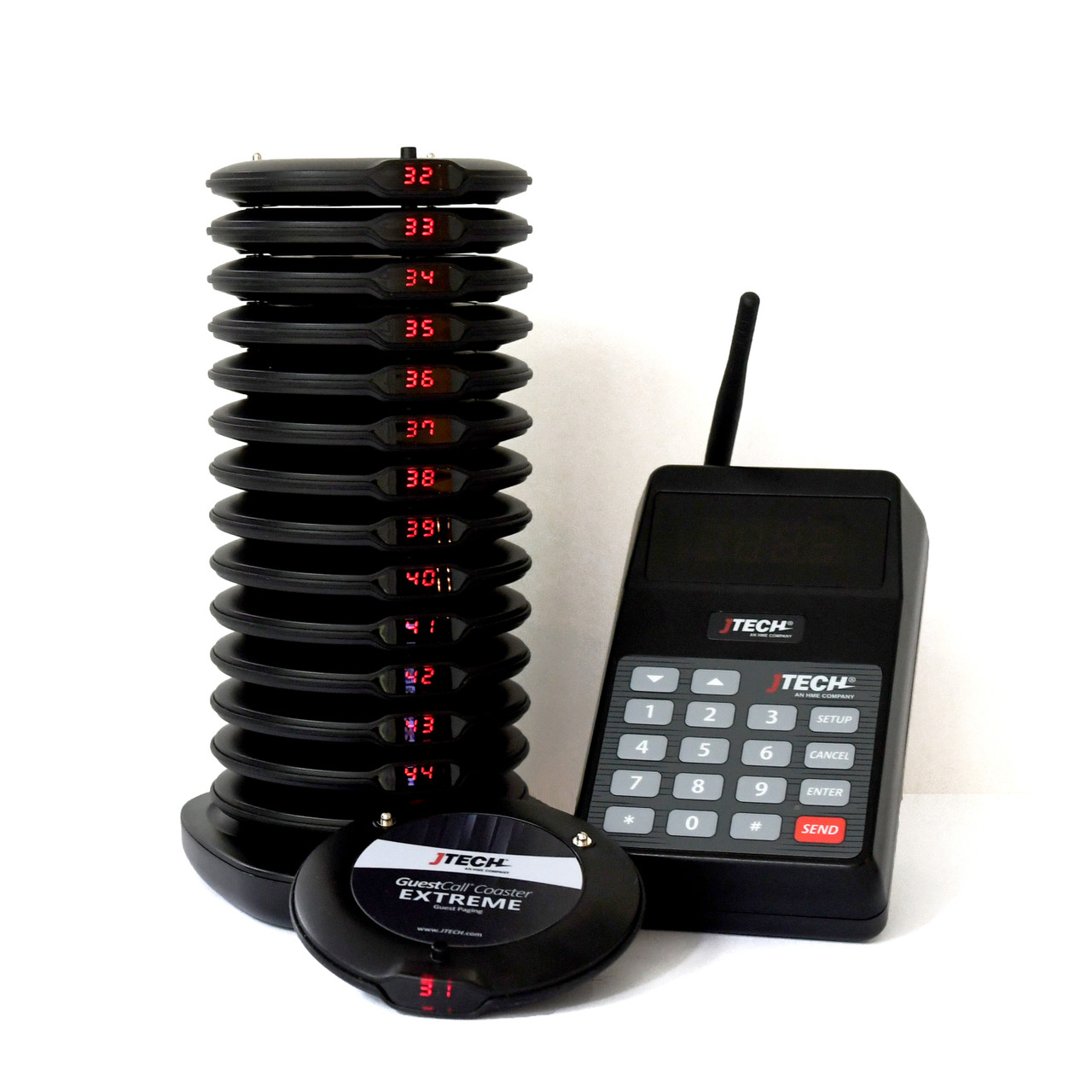 SHOP Extreme Coaster Pagers - Guest Call Coasters | JTECH