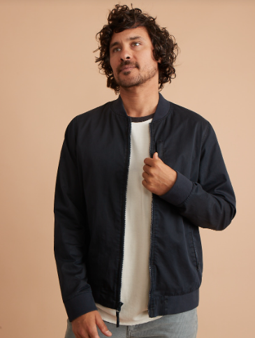 Rossland Dry Waxed Bomber - Hazel Twenty/Lex Twenty Menswear