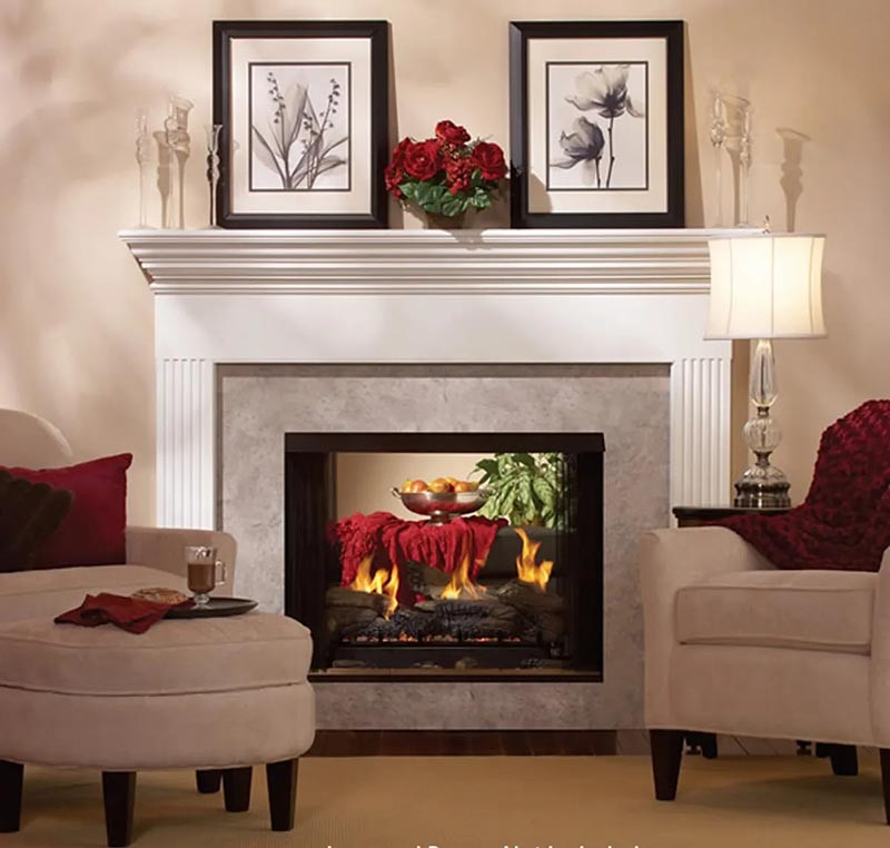 Breckenridge 36" Firebox W/ 24" Kennesaw Log Set Combo