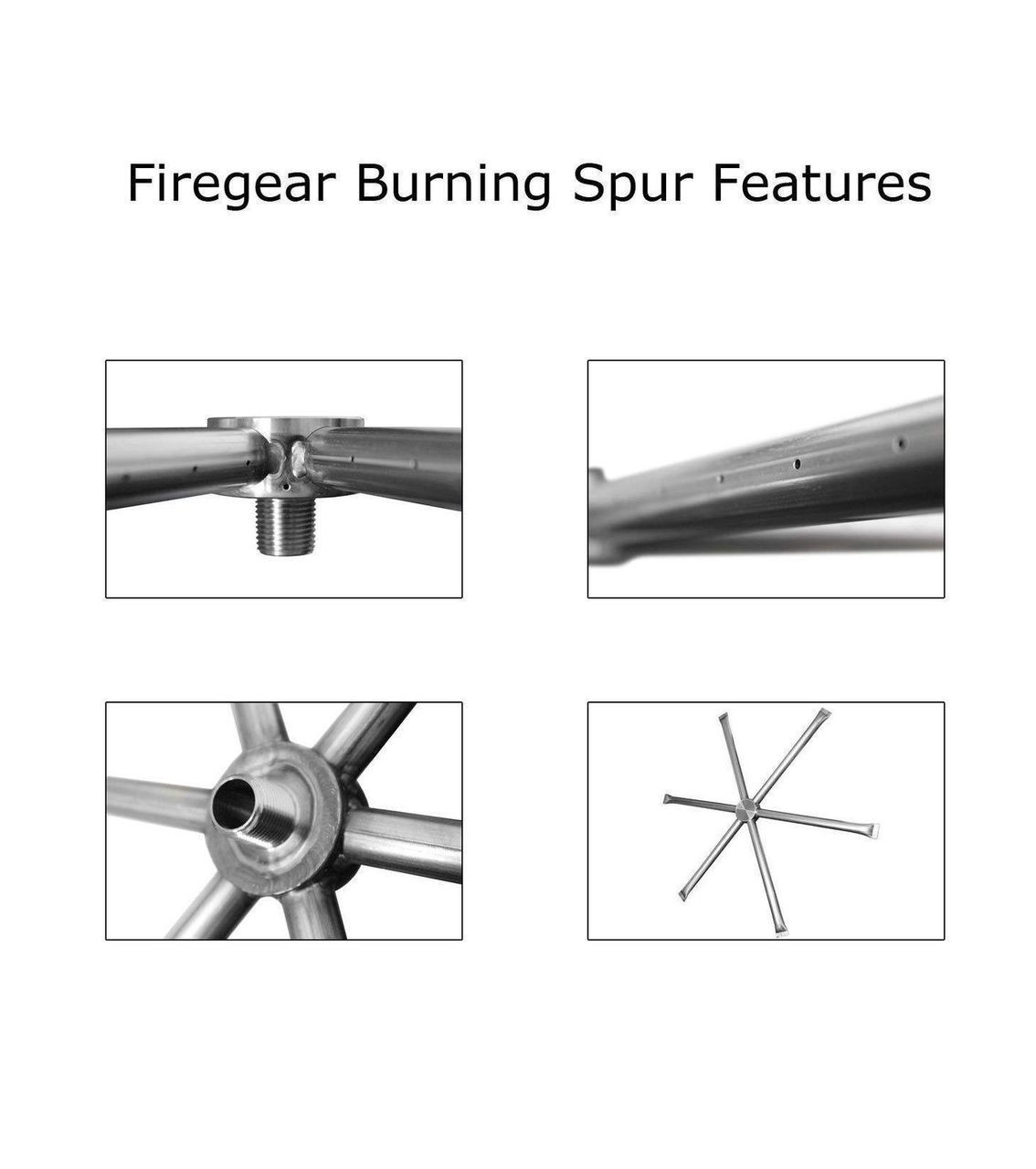 Firegear Electronic Fire Pit Burner Kit, UL, Square Bowl, 20x20" With ...