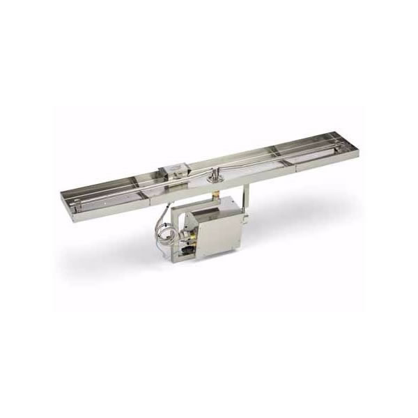 HPC Linear Interlink FPPK 120" Gas Fire Pit Burner System - Push Button ...
