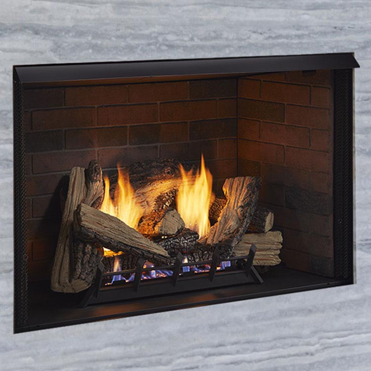 Monessen Attribute 42" Vent Free Gas Firebox - Burner & Logs - ACUF42
