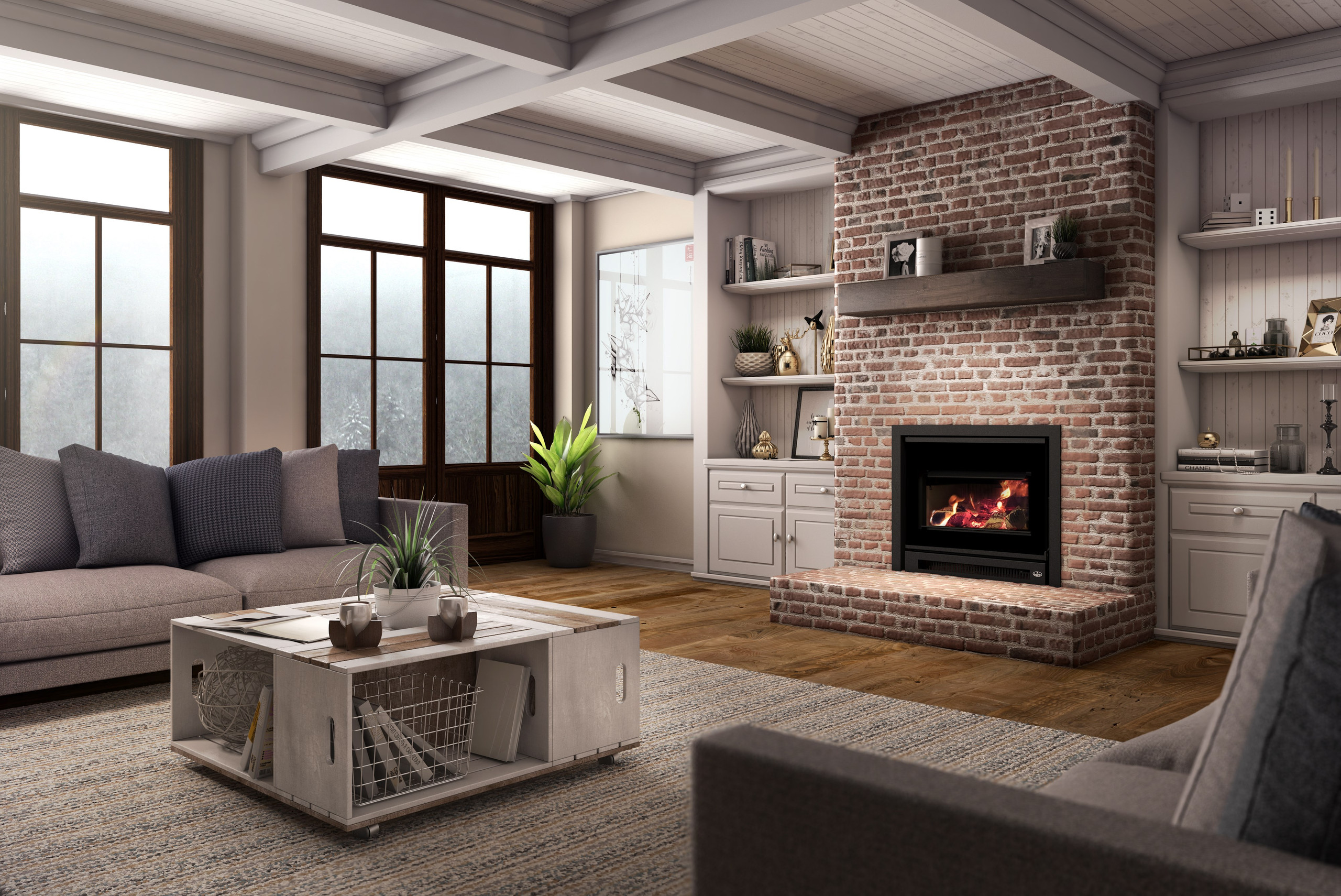 Osburn Inspire 2000 Wood Burning Fireplace Insert