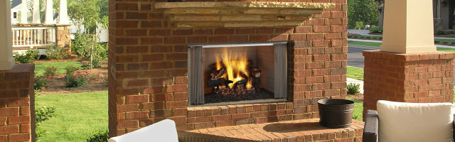 42" Outdoor Wood Burning Fireplace Villawood 42