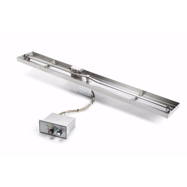 HPC Linear Interlink FPPK 48" Gas Fire Pit Burner System - Push Button ...