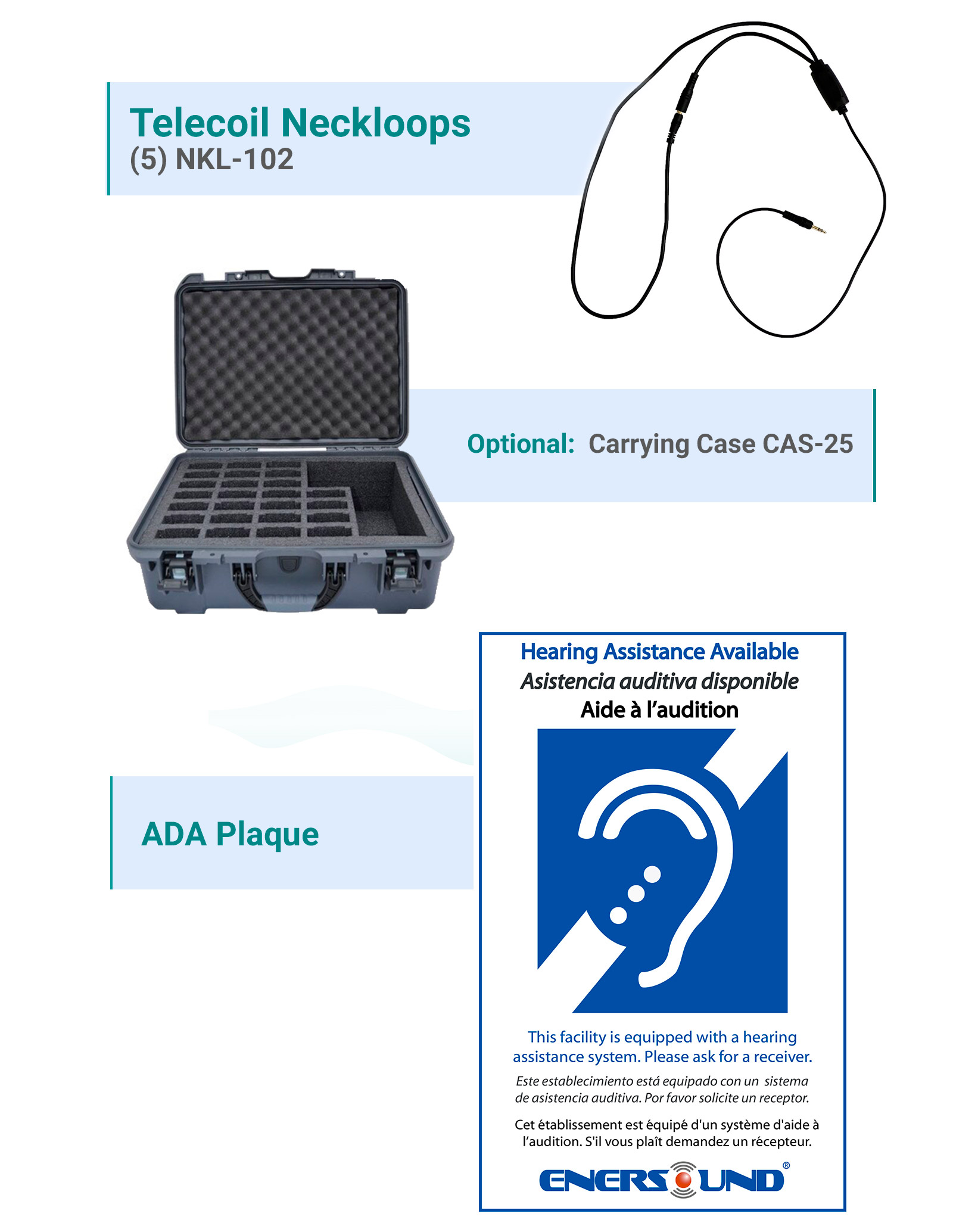 Complete Assistive Listening System for Churches
