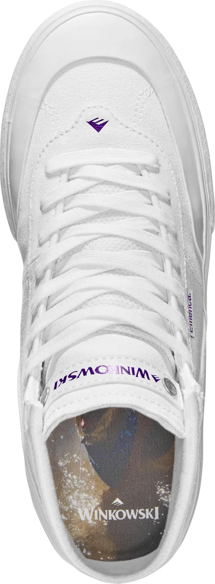 Emerica OMEN HI Winkowski Shoes Sneakers FREE SHIPPING 6101000117 Black ...