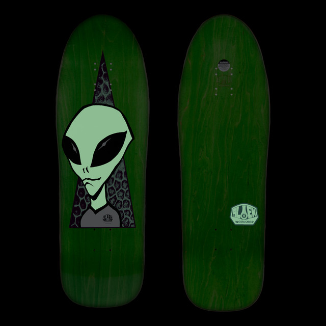 Alien Workshop Visitor Old School Reissue Skateboard Deck Old Skull ...