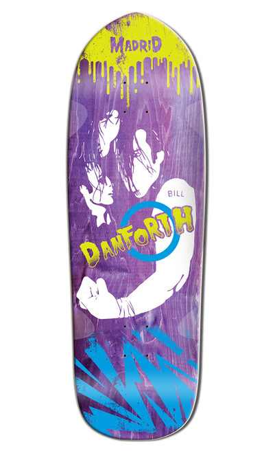 Madrid Bill Danforth Deck 10.5" X 32.5" Old School Reissue Skateboard Deck