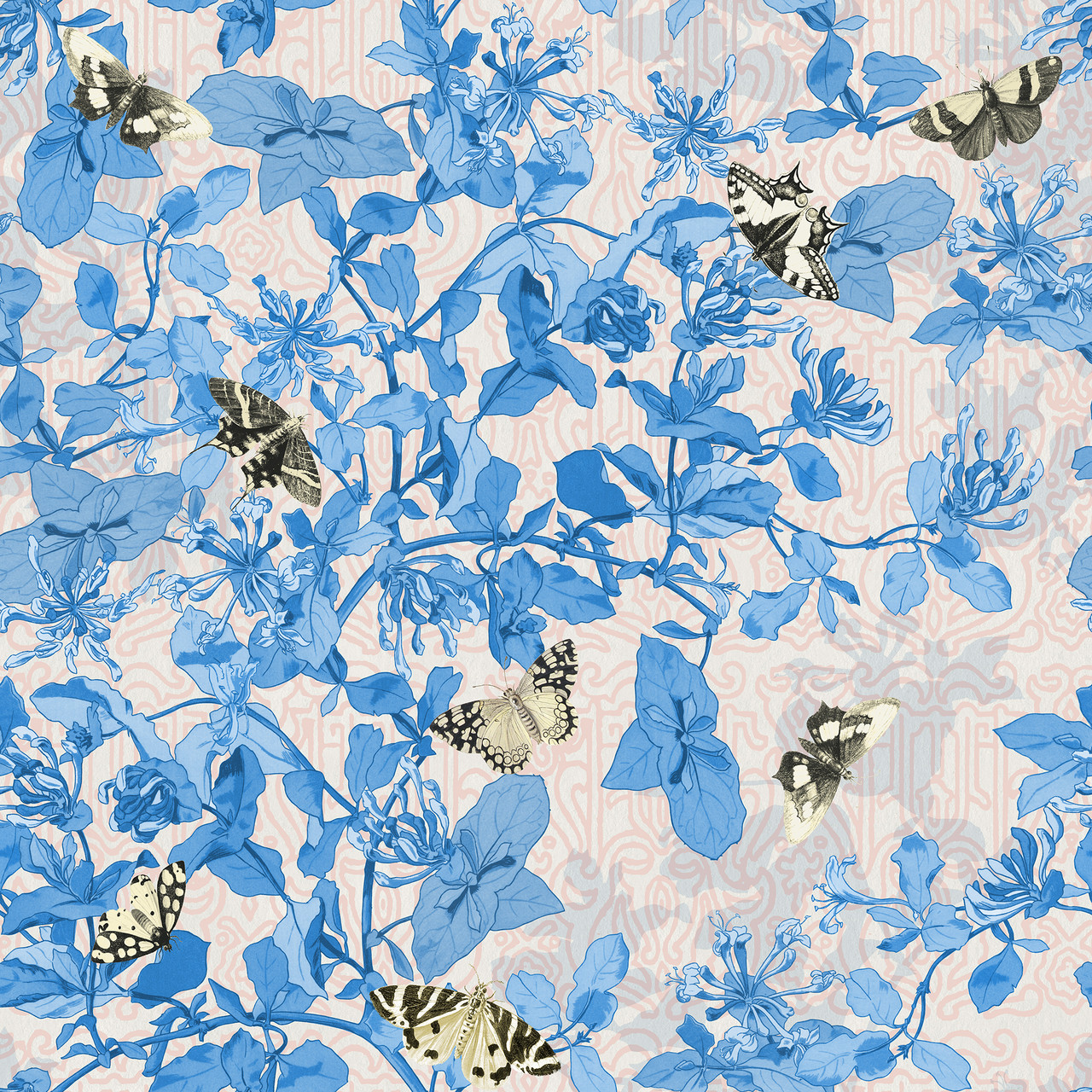 Morning Glory Butterflies Sample