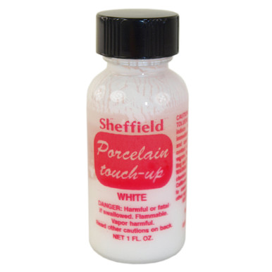Sheffield 1126 1 OZ Bottle White Porcelain Touch Up Paint, For ...